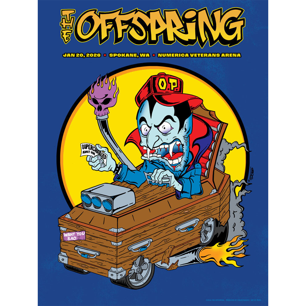 Spokane January 20 Tour Poster – The Offspring
